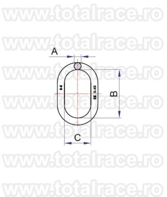 Inel de ridicare simplu, grad 80 Total Race 0728305610