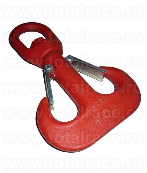 Carlig dublu cu siguranta rotativ Total Race 0728305610