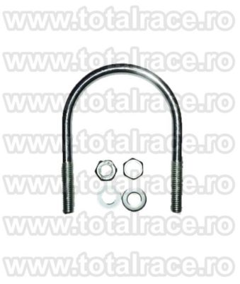 Colier teava tip U, coliere fixare teava Total Race